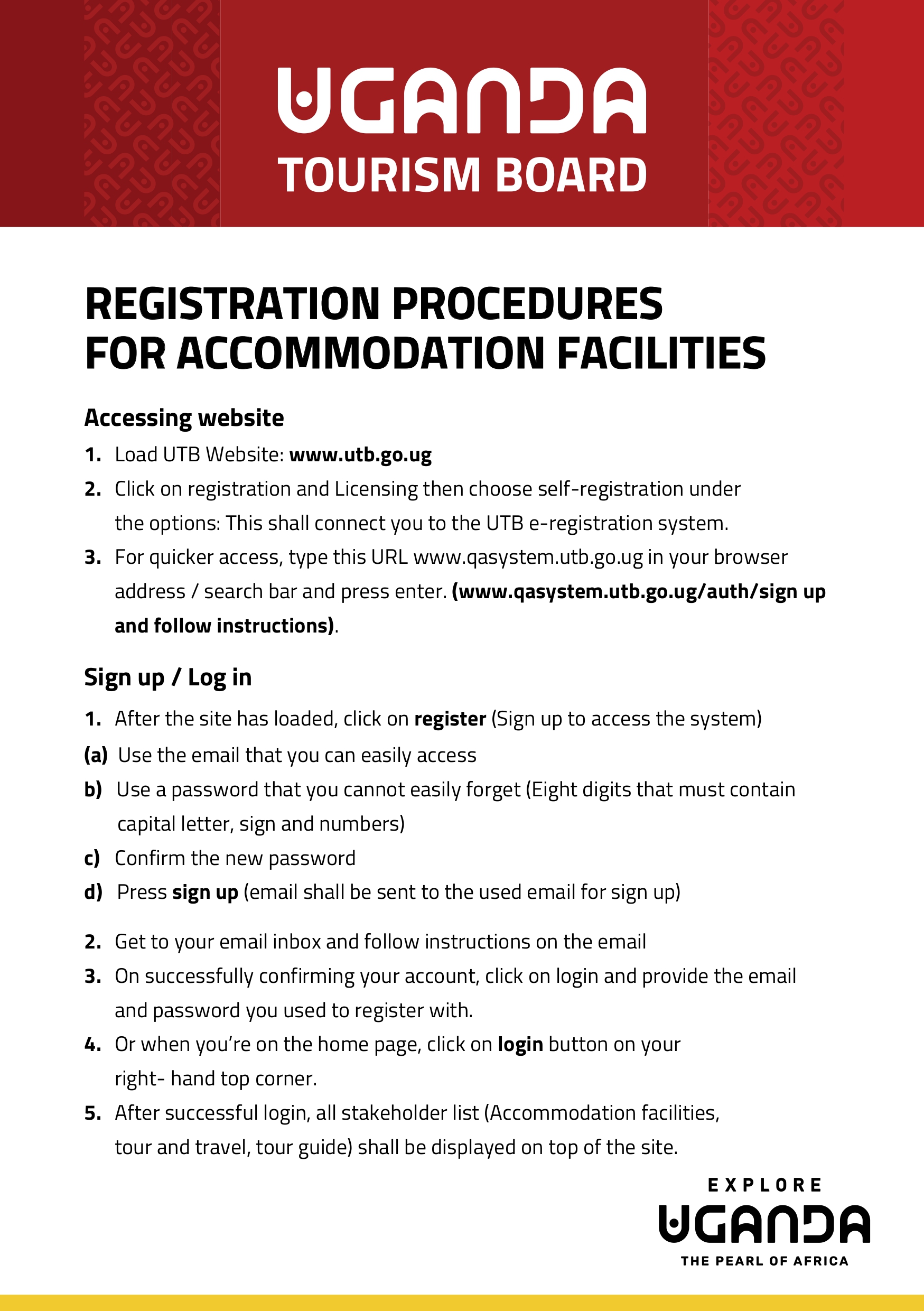 Tourism Standards - Uganda Tourism Board